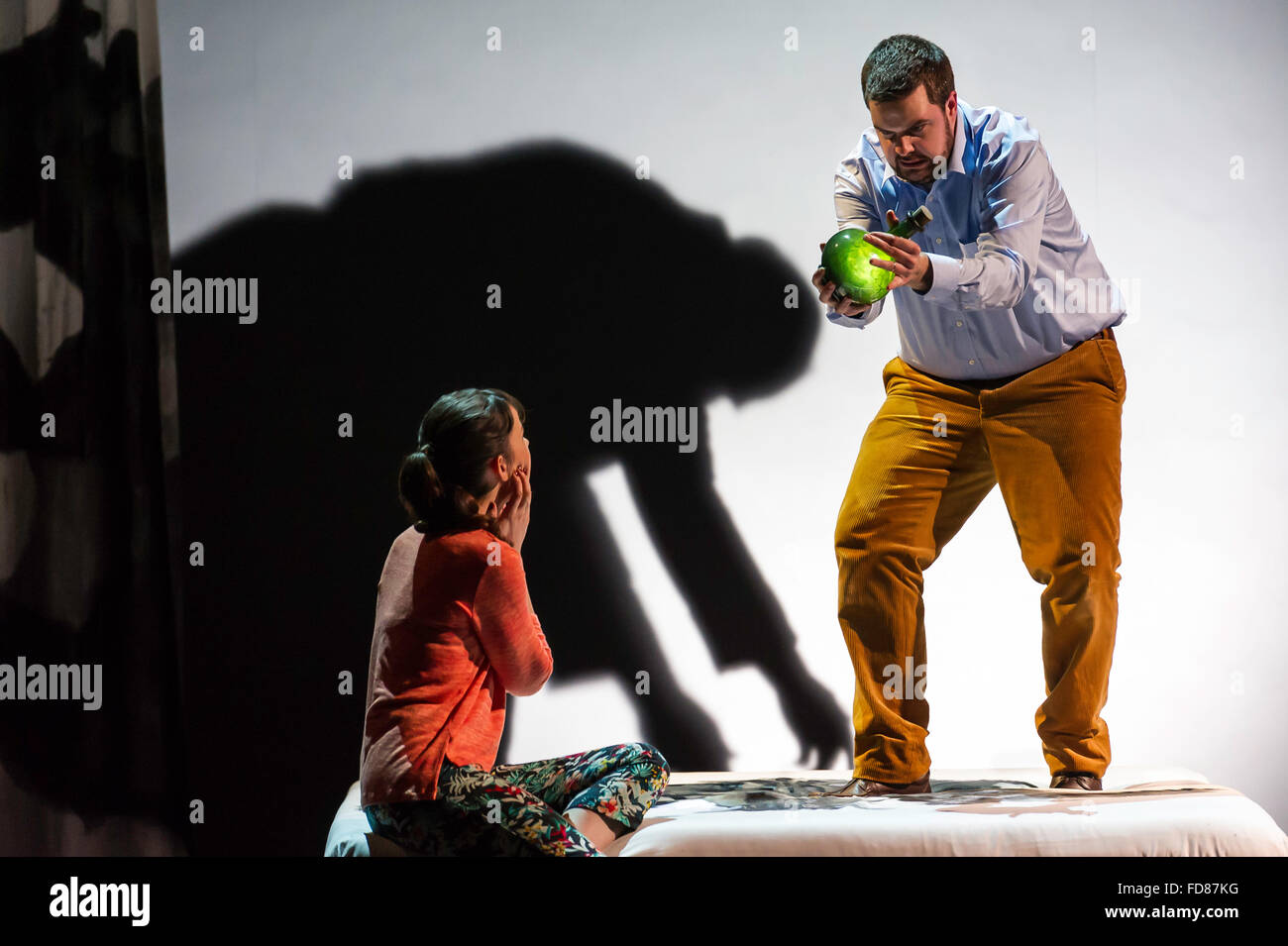 Glasgow, UK. 21st January 2016. Scottish Opera performing ‘The Devil ...