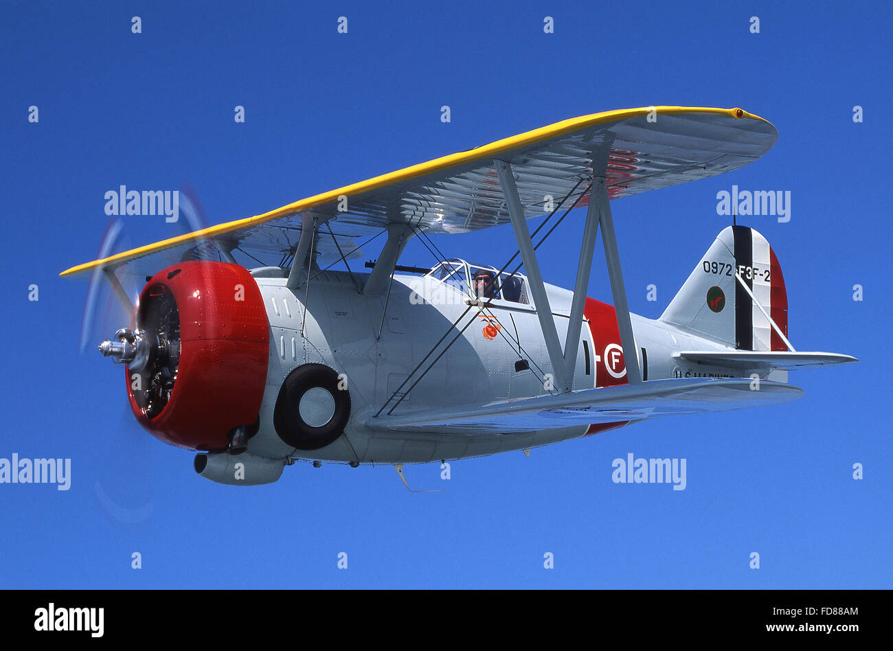 Grumman F3F aircraft Stock Photo - Alamy