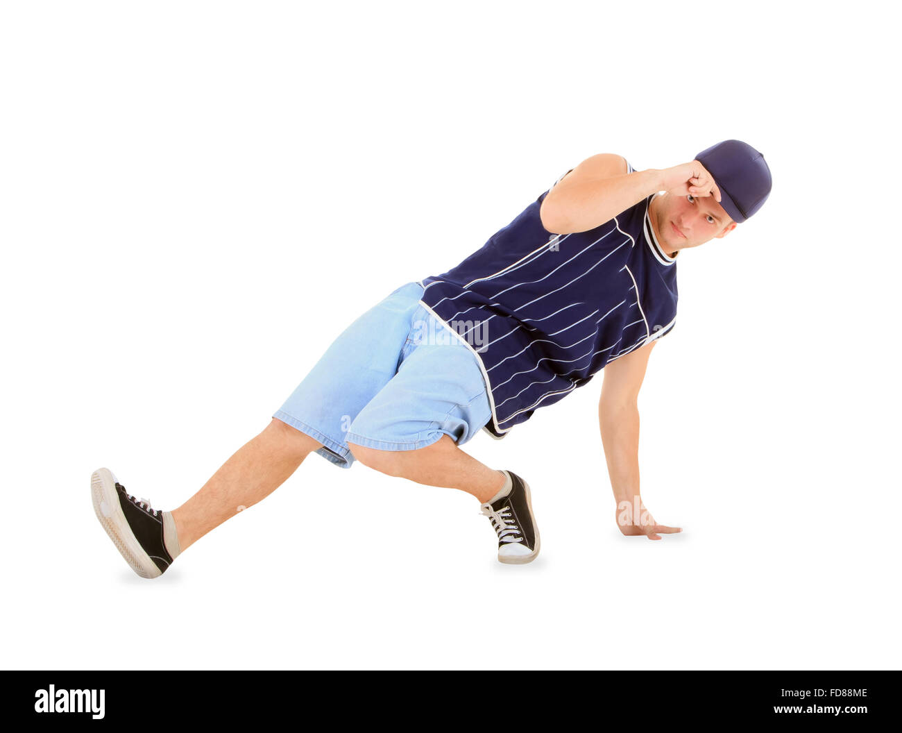 Teenager dancing break dance in action Stock Photo - Alamy