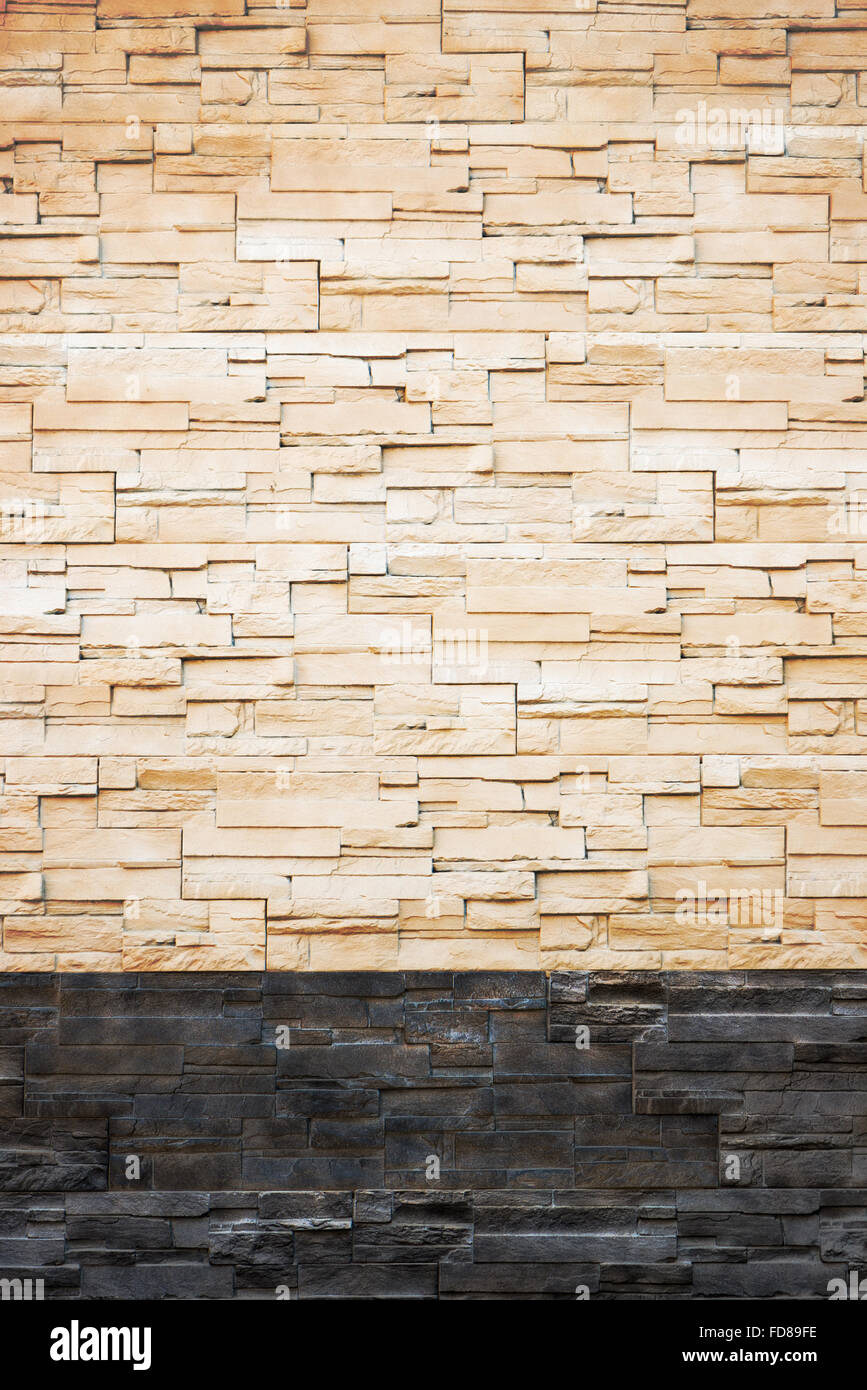 Pattern from lite brown decorative slate stone wall surface. For use as ...