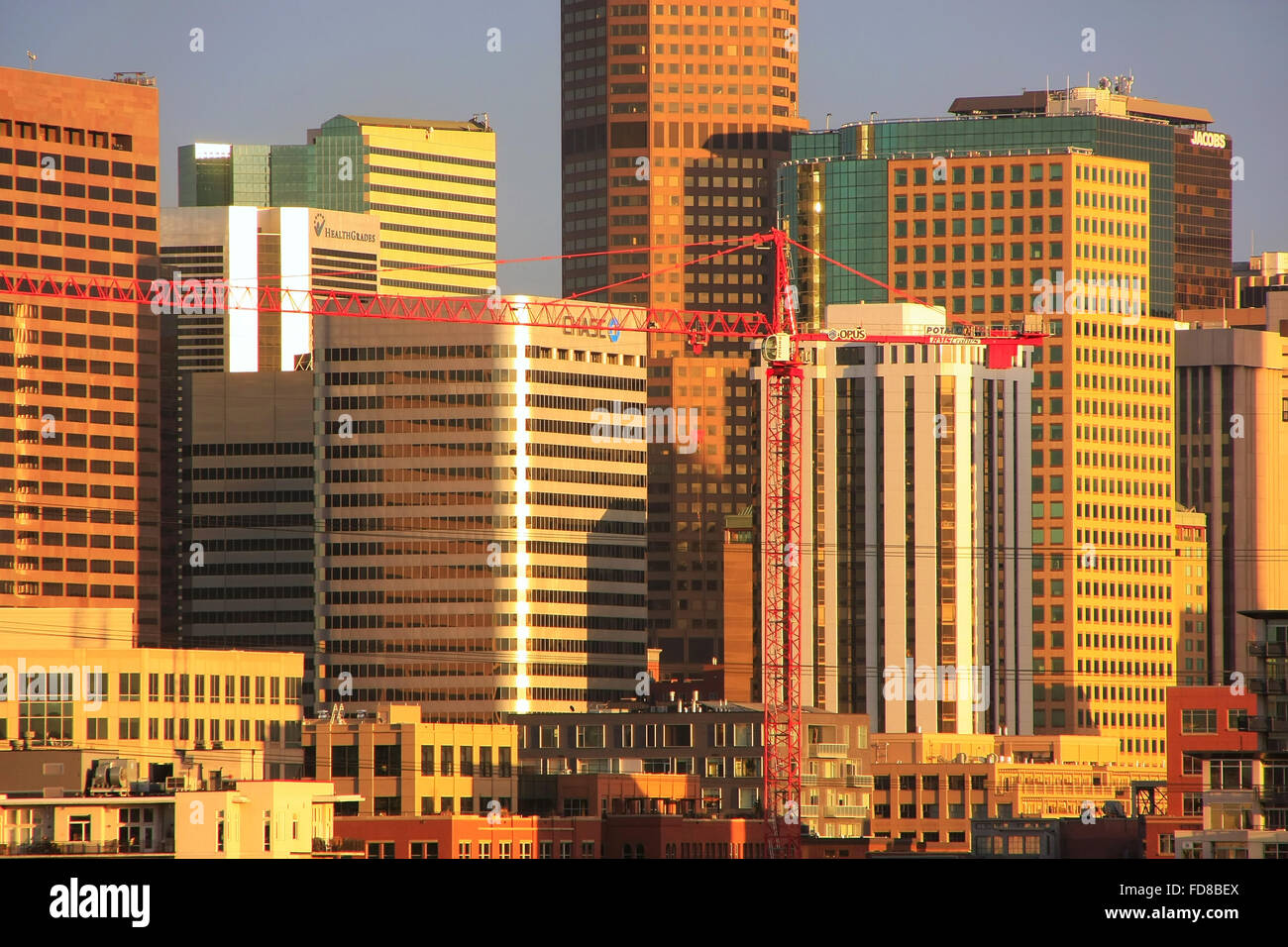 Denver city scape hi-res stock photography and images - Alamy