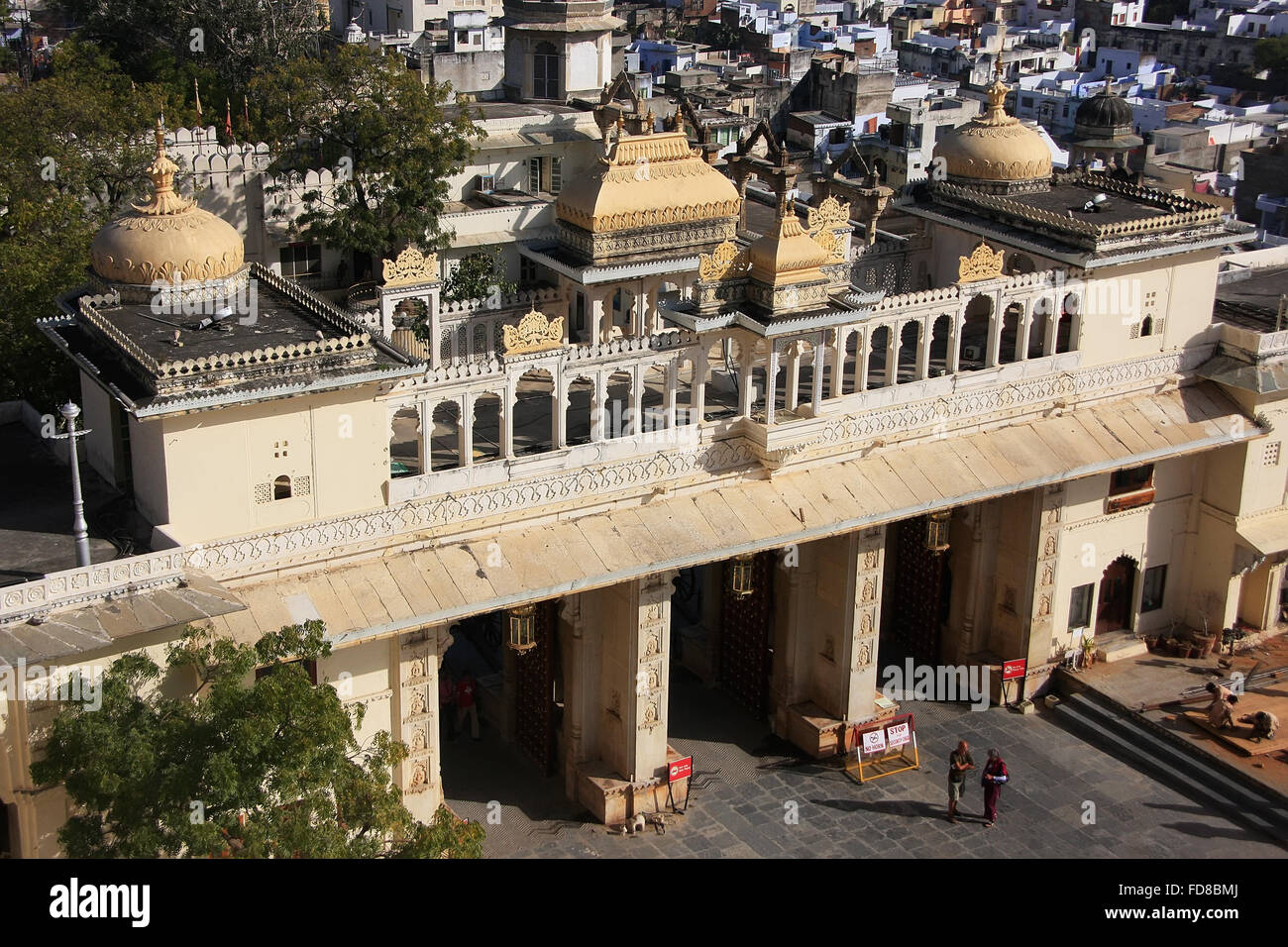 Main gate of City Palace complex, Udaipur, Rajasthan, India Stock Photo ...