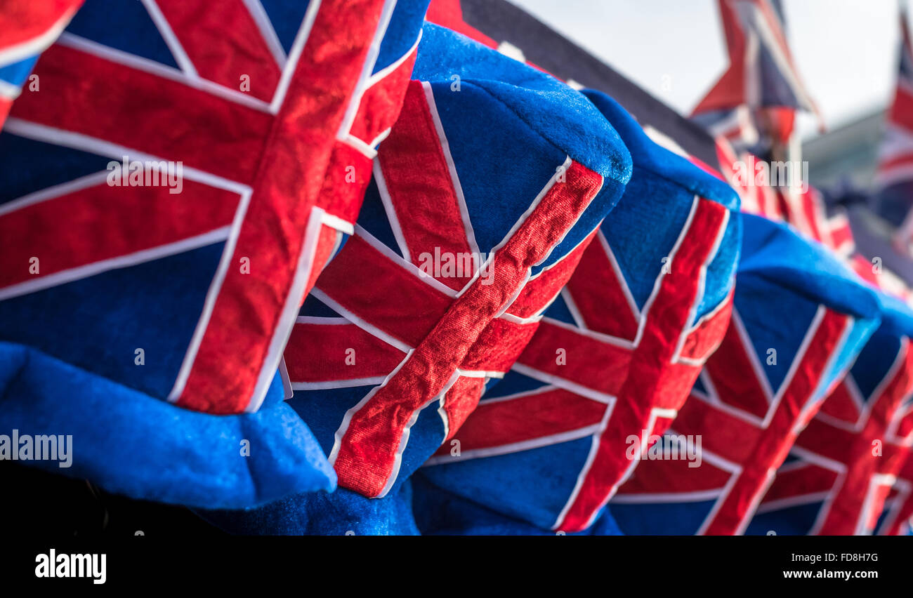 Hats union jack hi-res stock photography and images - Alamy