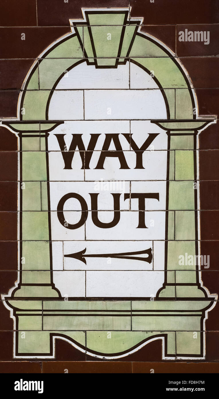 Old underground station hi-res stock photography and images - Alamy