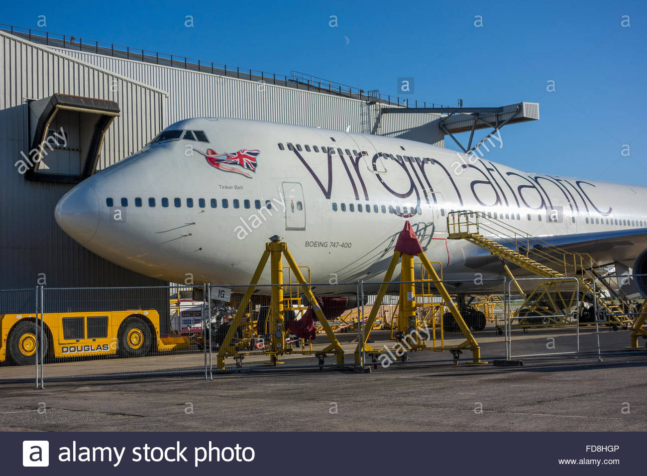 Virgin Atlantic Boeing 747 400 Aircraft High Resolution Stock ...