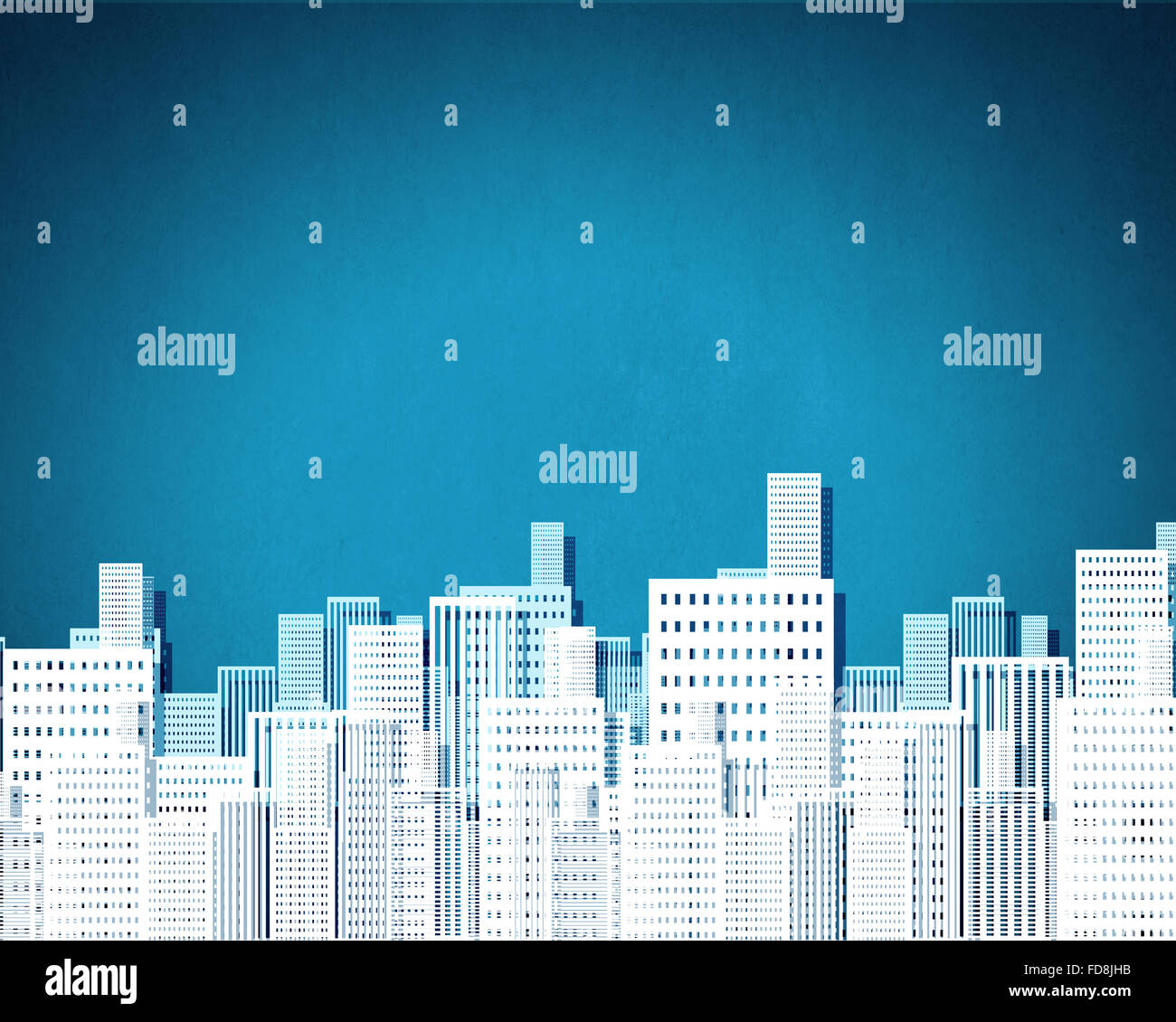 Composite collage with modern city landmarks and buildings Stock Photo ...