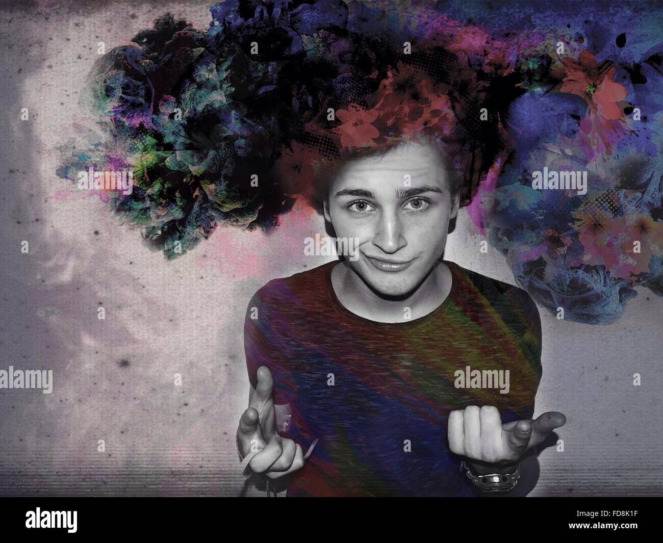 Boy teenager making face hi-res stock photography and images - Alamy