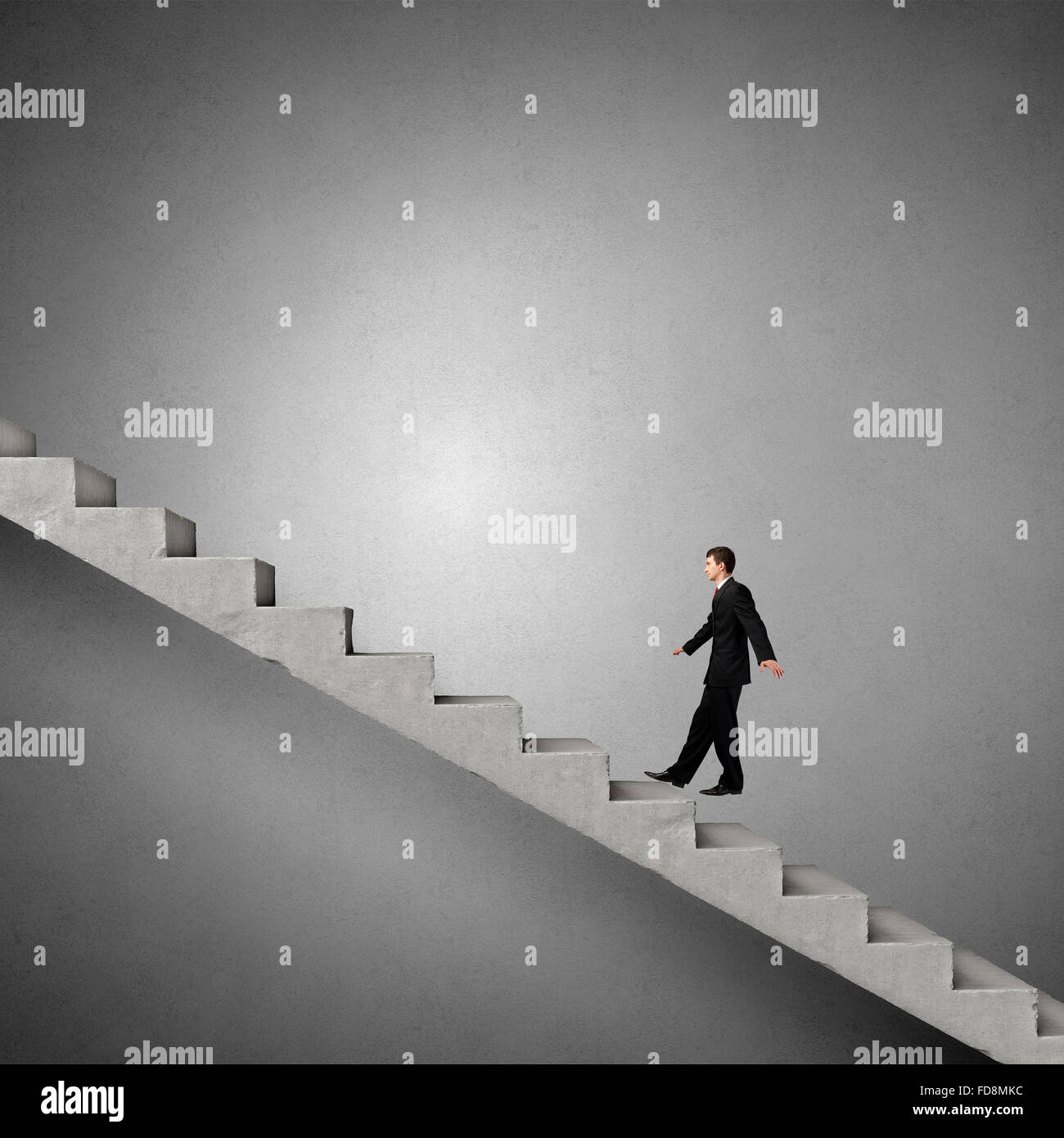 Success up uphill hi-res stock photography and images - Alamy