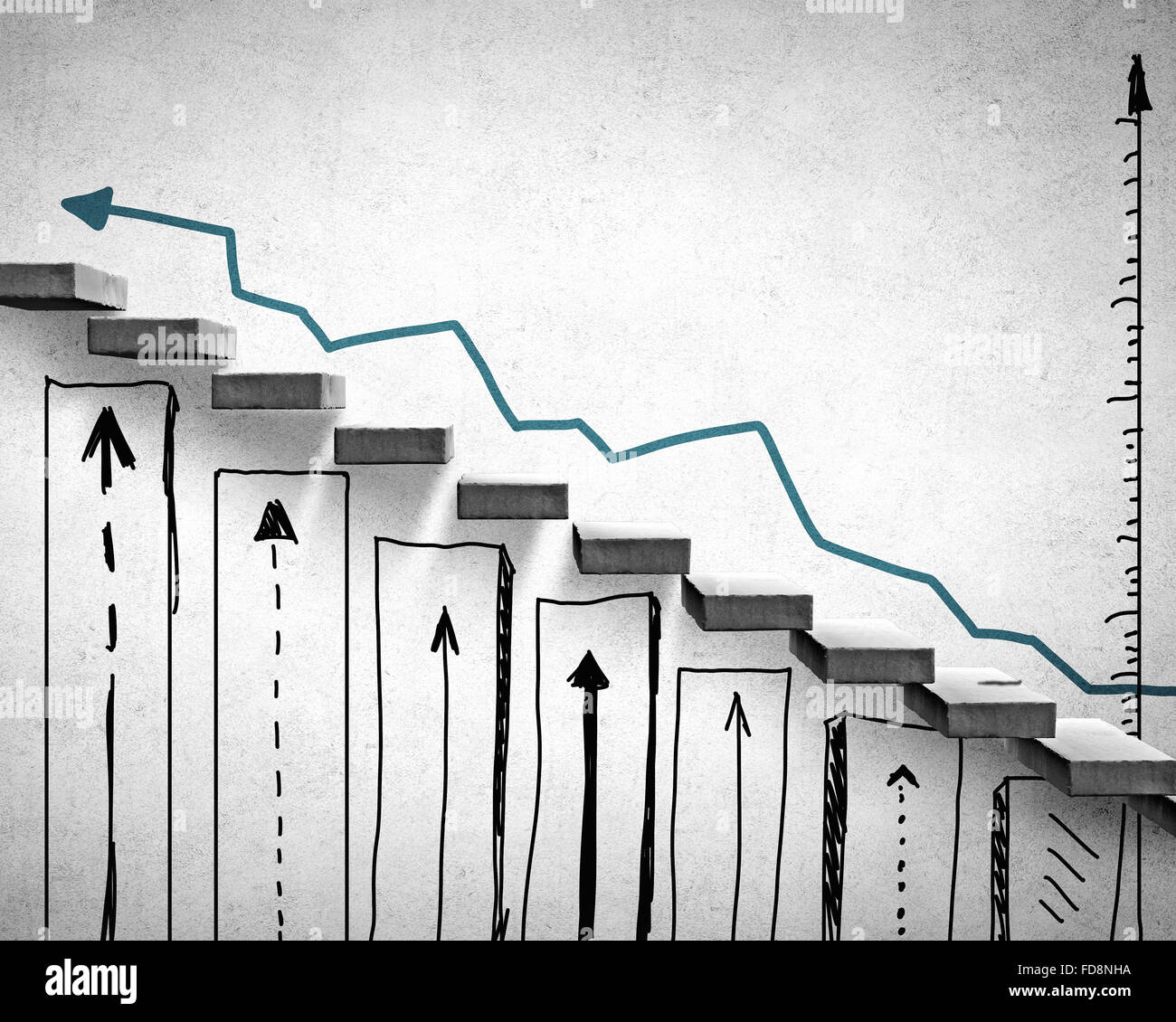 Background image with staircase presenting progress concept Stock Photo ...