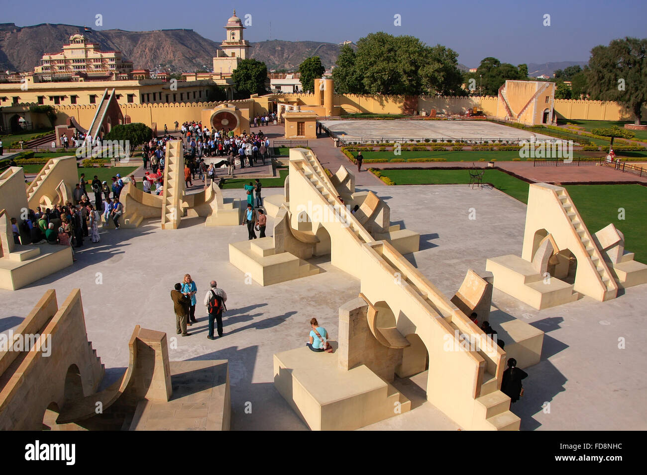 Astronomical Observatory Jantar Mantar in Jaipur, India. It is a ...