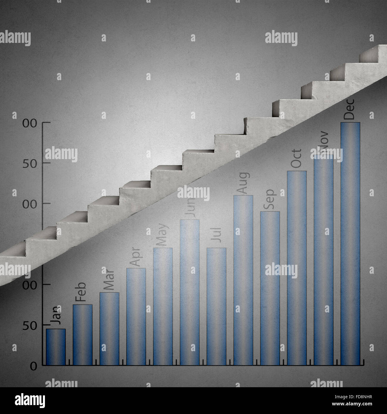 Background image with staircase presenting progress concept Stock Photo ...