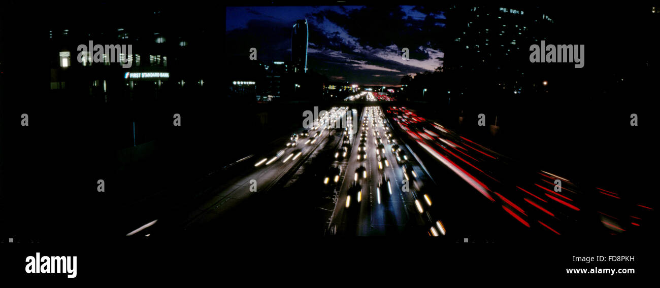 Highway by night hi-res stock photography and images - Alamy