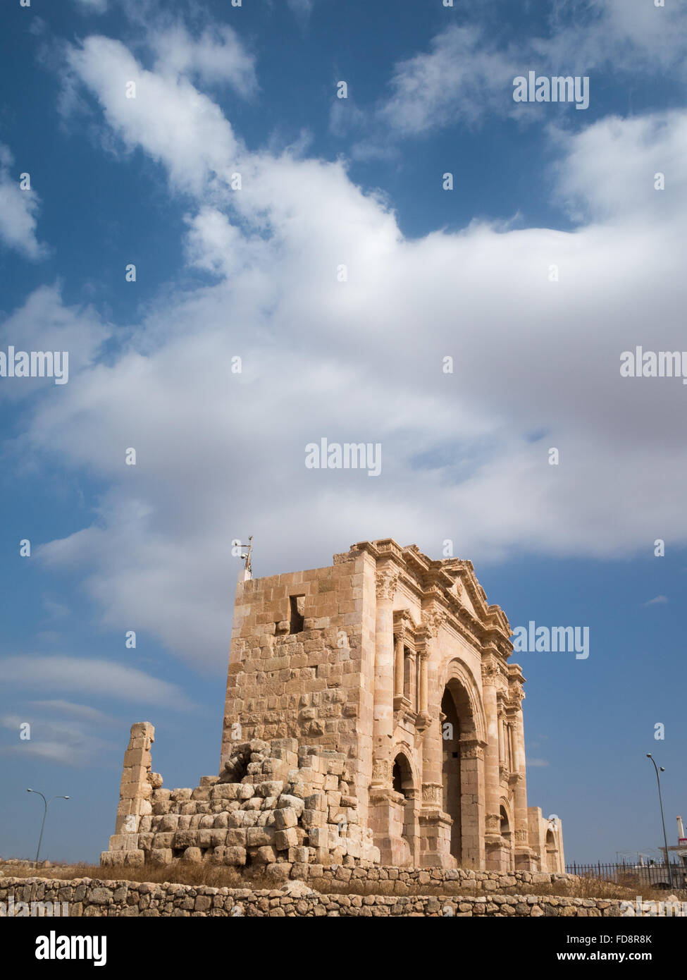 Arch of Hadrian, Jerash Stock Photo - Alamy