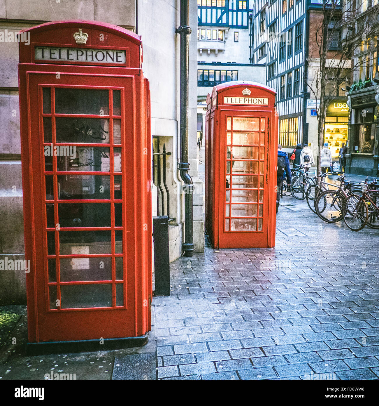 Soho london telephone box hi-res stock photography and images - Alamy