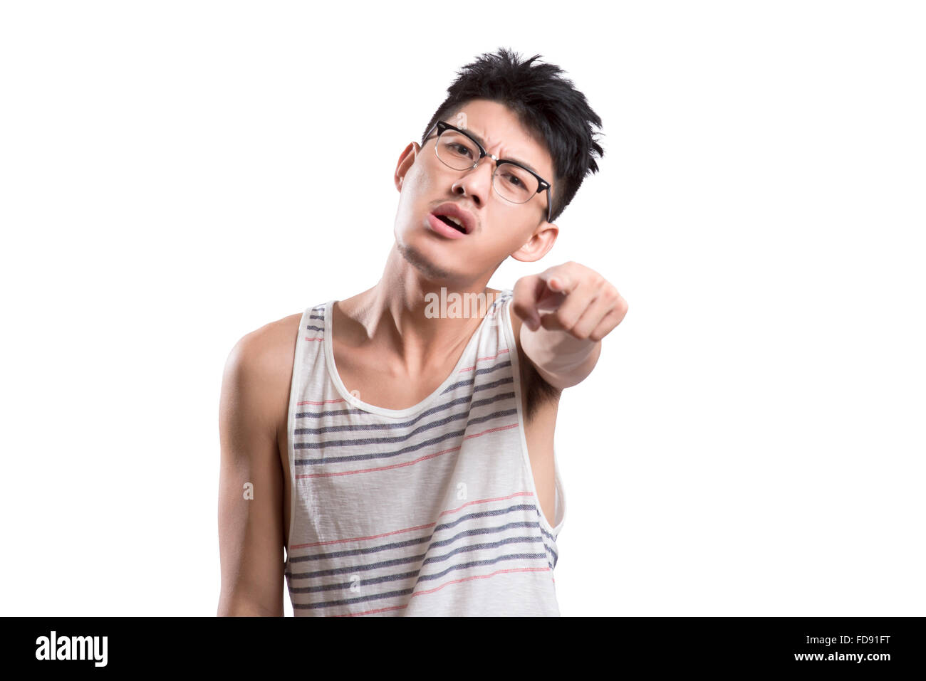 Man scolding woman or child hi-res stock photography and images - Alamy