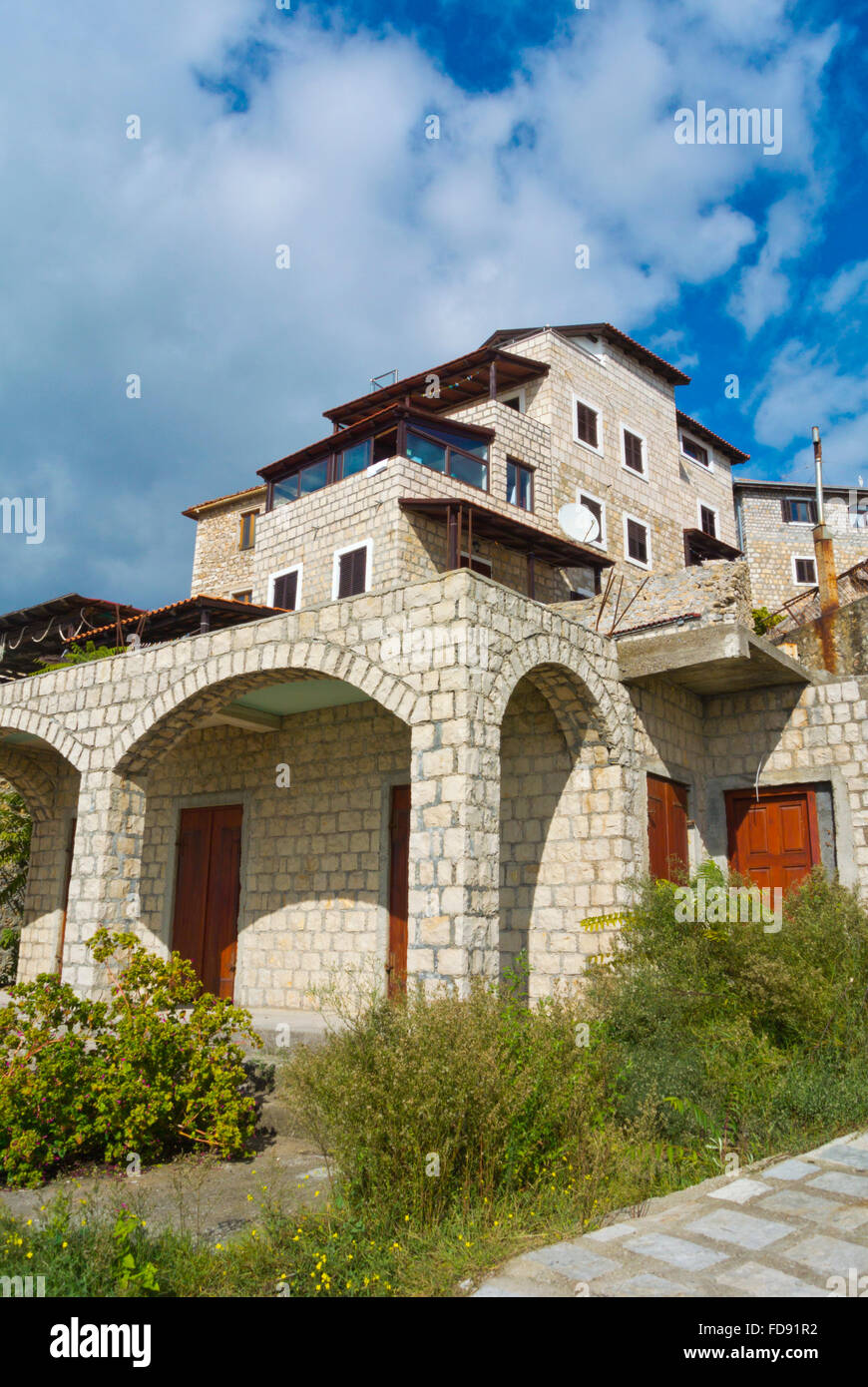 Stari grad, old town, Ulcinj, Ulqin, Montenegro, Crna Gora, Europe ...