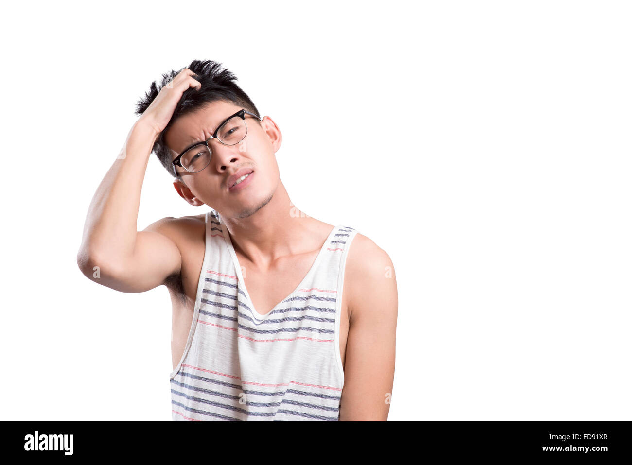 Man cut out stress hi-res stock photography and images - Alamy