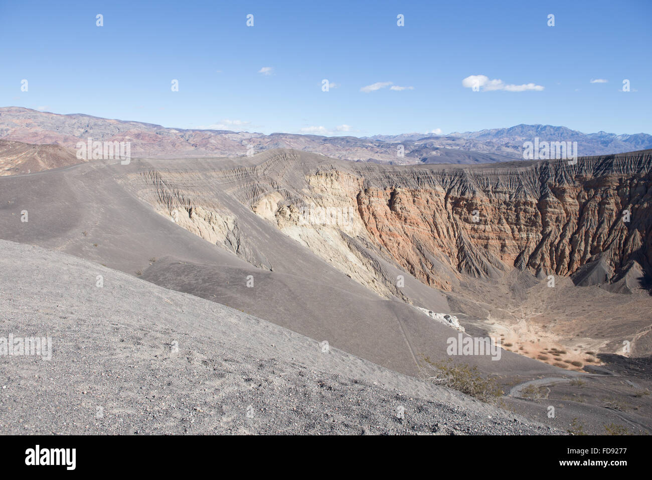Ubehebe Volcanic Crater Death valley California. known by the Shoshone ...