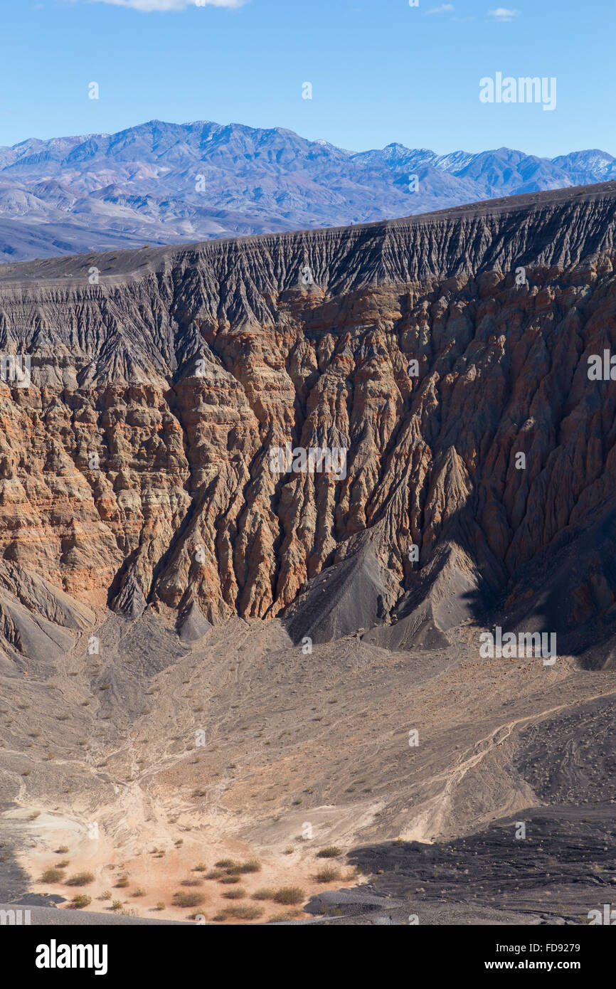 Ubehebe Volcanic Crater Death valley California. known by the Shoshone ...