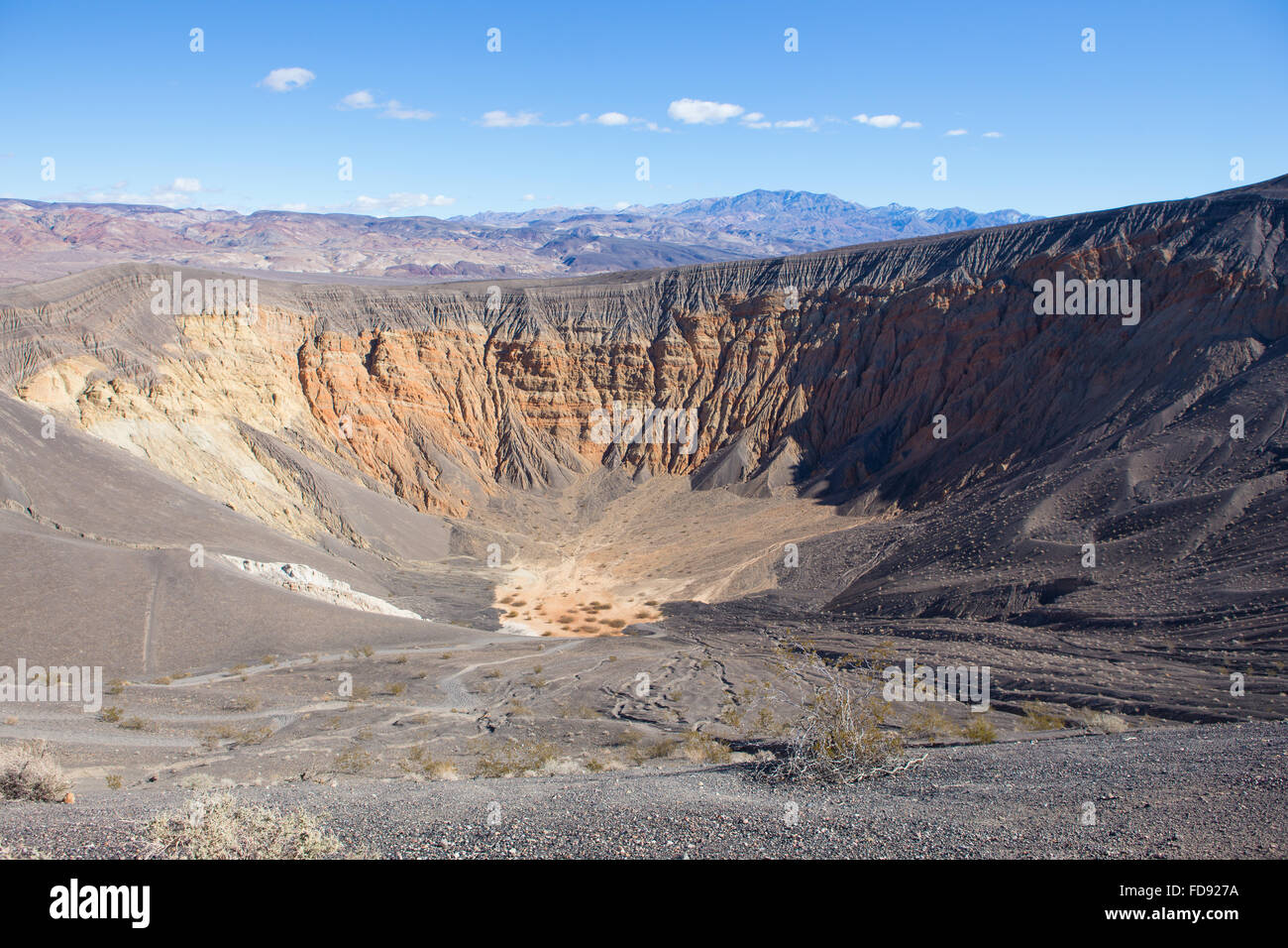 Ubehebe Volcanic Crater Death valley California. known by the Shoshone ...