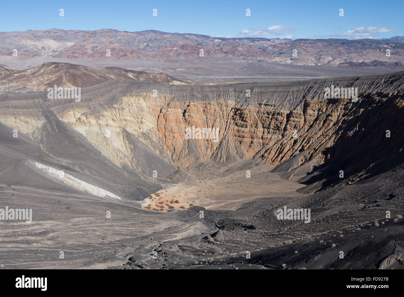 Ubehebe Volcanic Crater Death valley California. known by the Shoshone ...