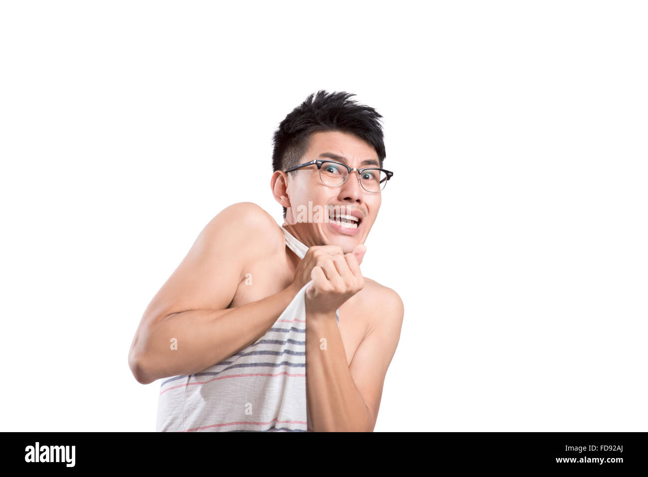 Horrified face hi-res stock photography and images - Alamy