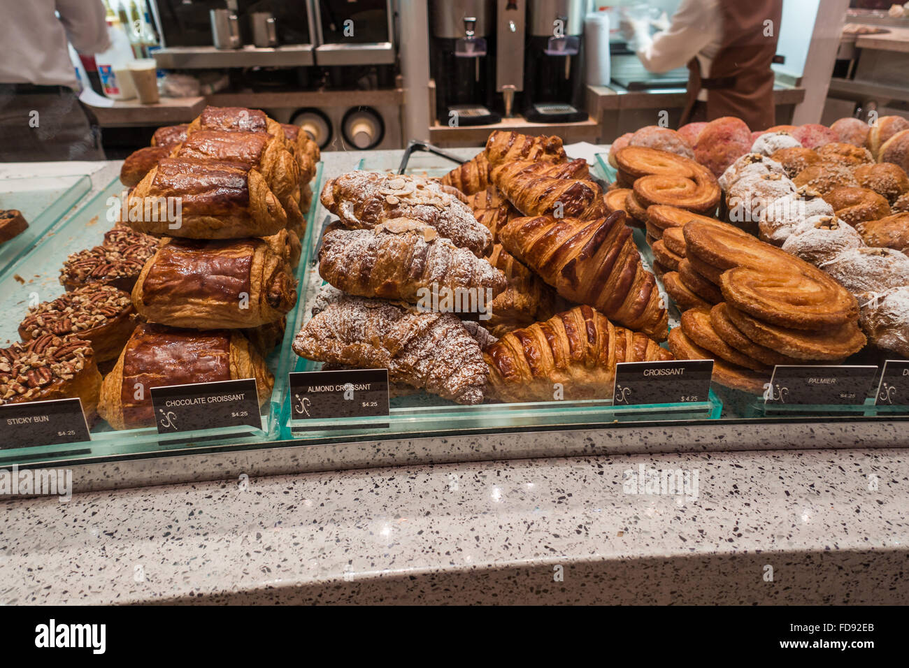 Croissants and baked goods in the cafe at the Bellagio Las Vegas ...