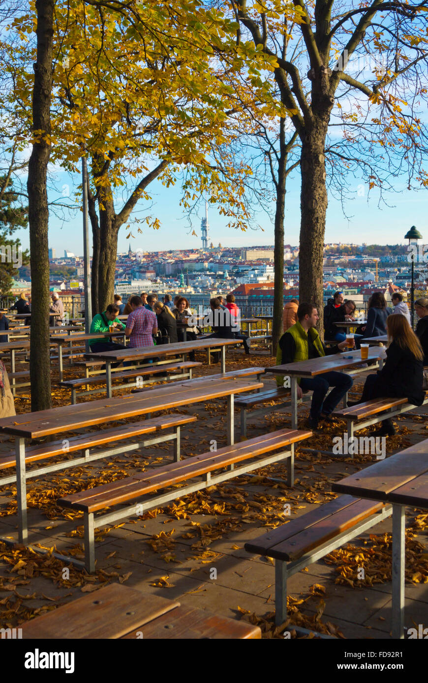 Letná beer garden , prague hi-res stock photography and images - Alamy