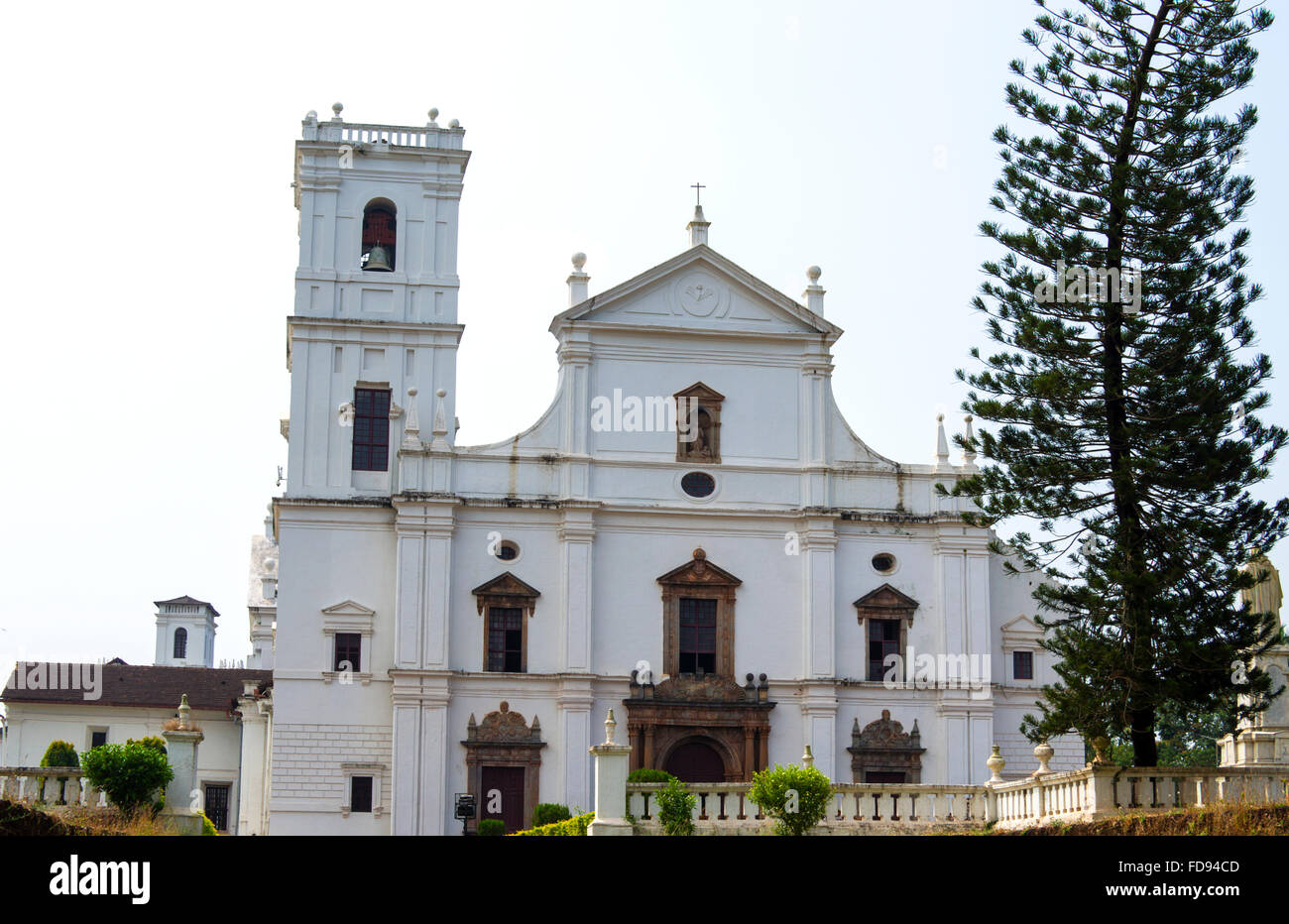 St. Francis Assizscy's Church in Old Goa,a historical construction ...