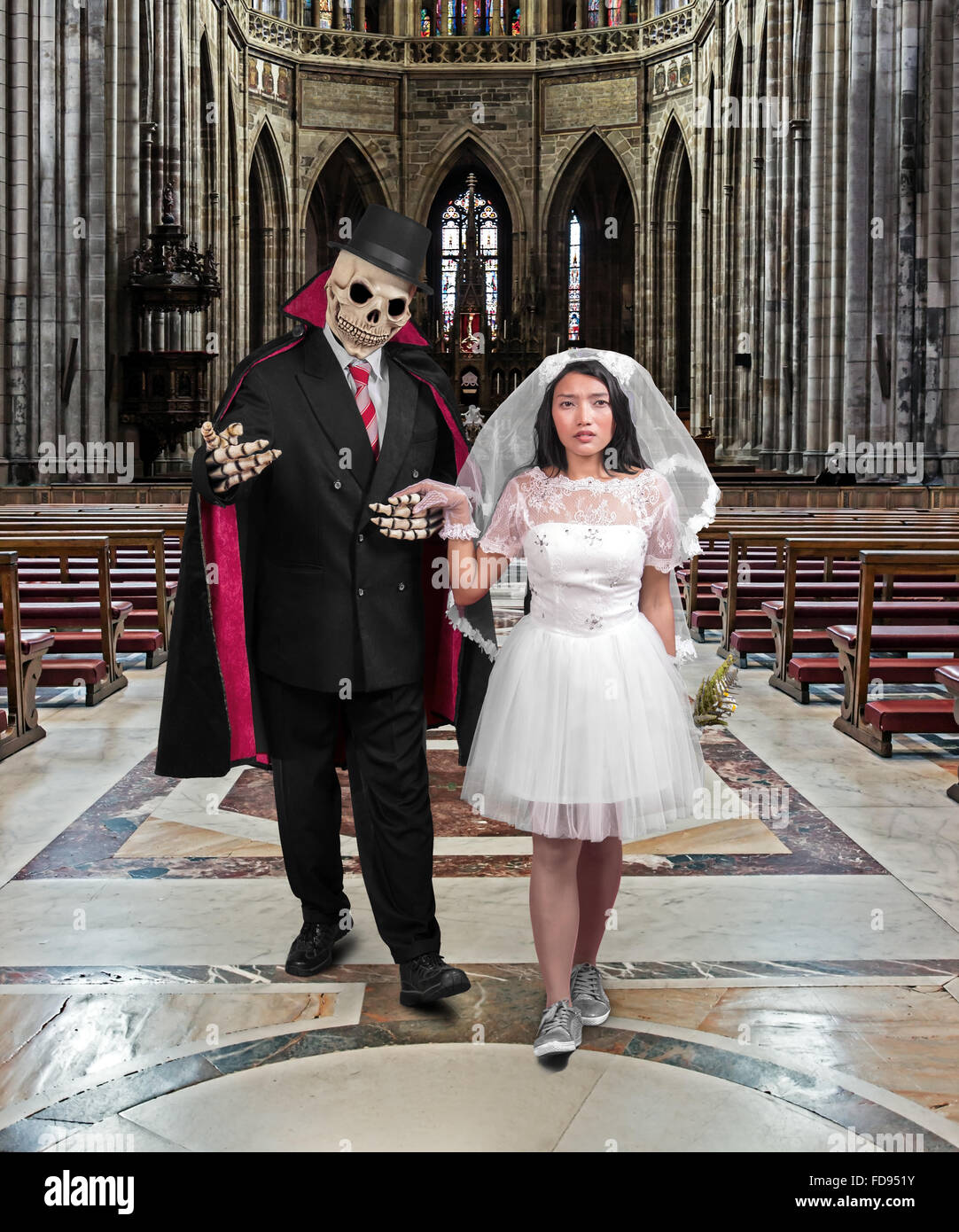 Skull bride hi-res stock photography and images - Alamy