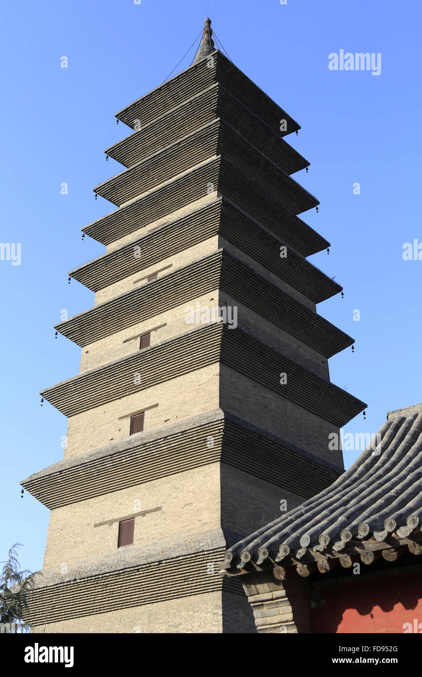 Pagoda Kaiyuan Temple Hebei Province Stock Photo - Alamy