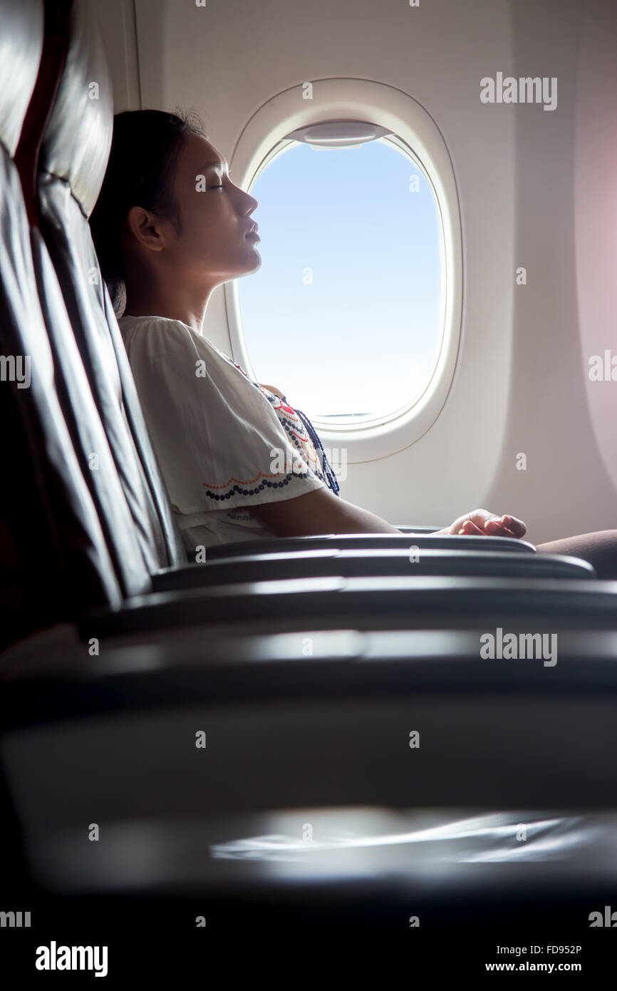 Airplane seat arm rest hi-res stock photography and images - Alamy