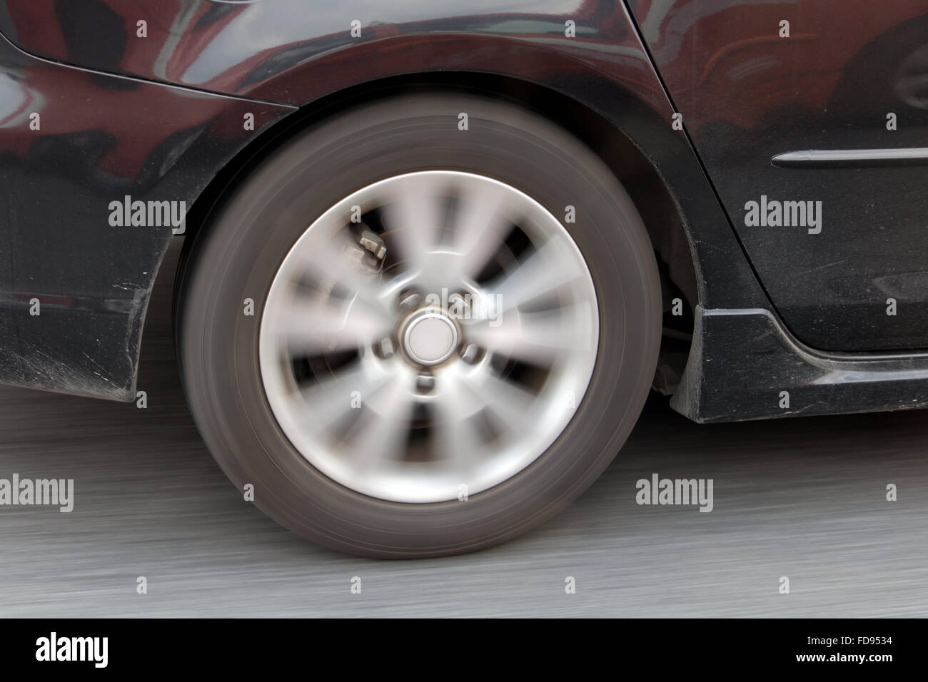 wheel cars moving on the road Stock Photo - Alamy