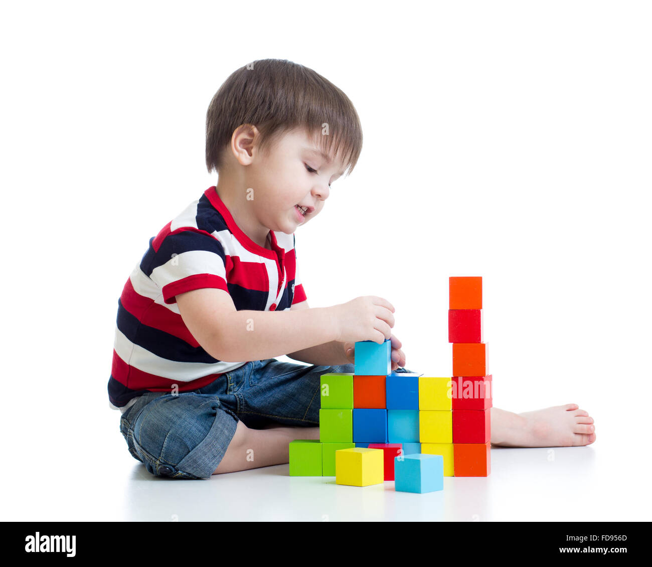 Toy blocks background hi-res stock photography and images - Alamy