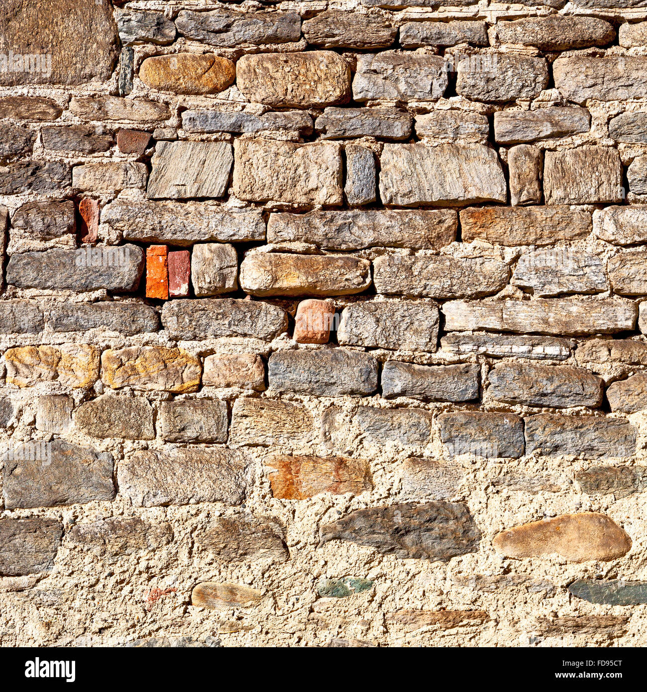 step brick in greece old wall and texture material the background Stock ...