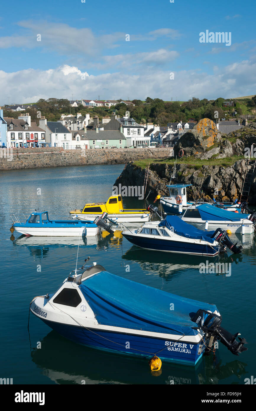 Portpatrick harbour, Dumfries and Galloway, Scotland, UK Stock Photo ...