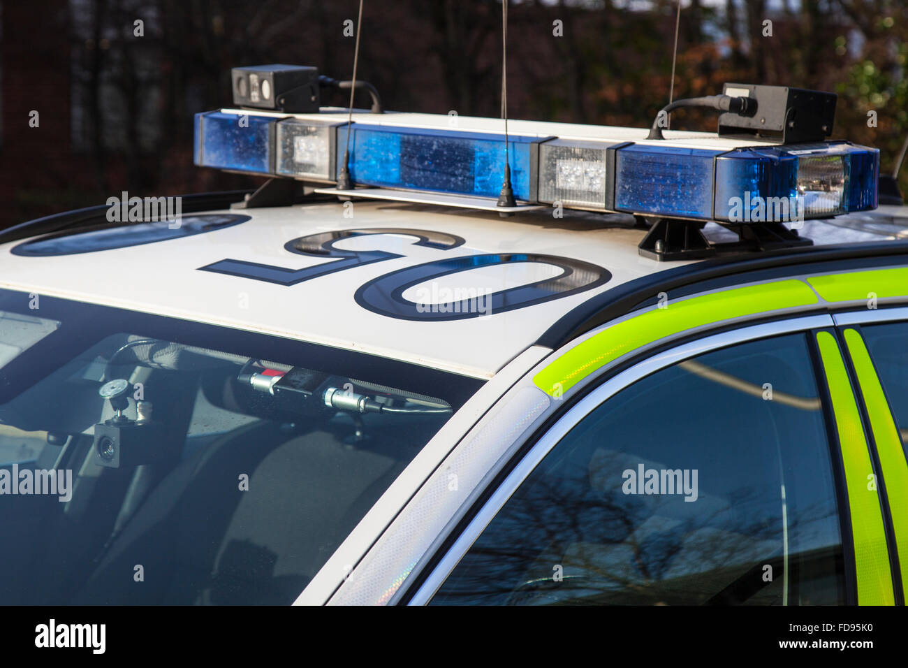 Stationary Police Car High Resolution Stock Photography and Images - Alamy