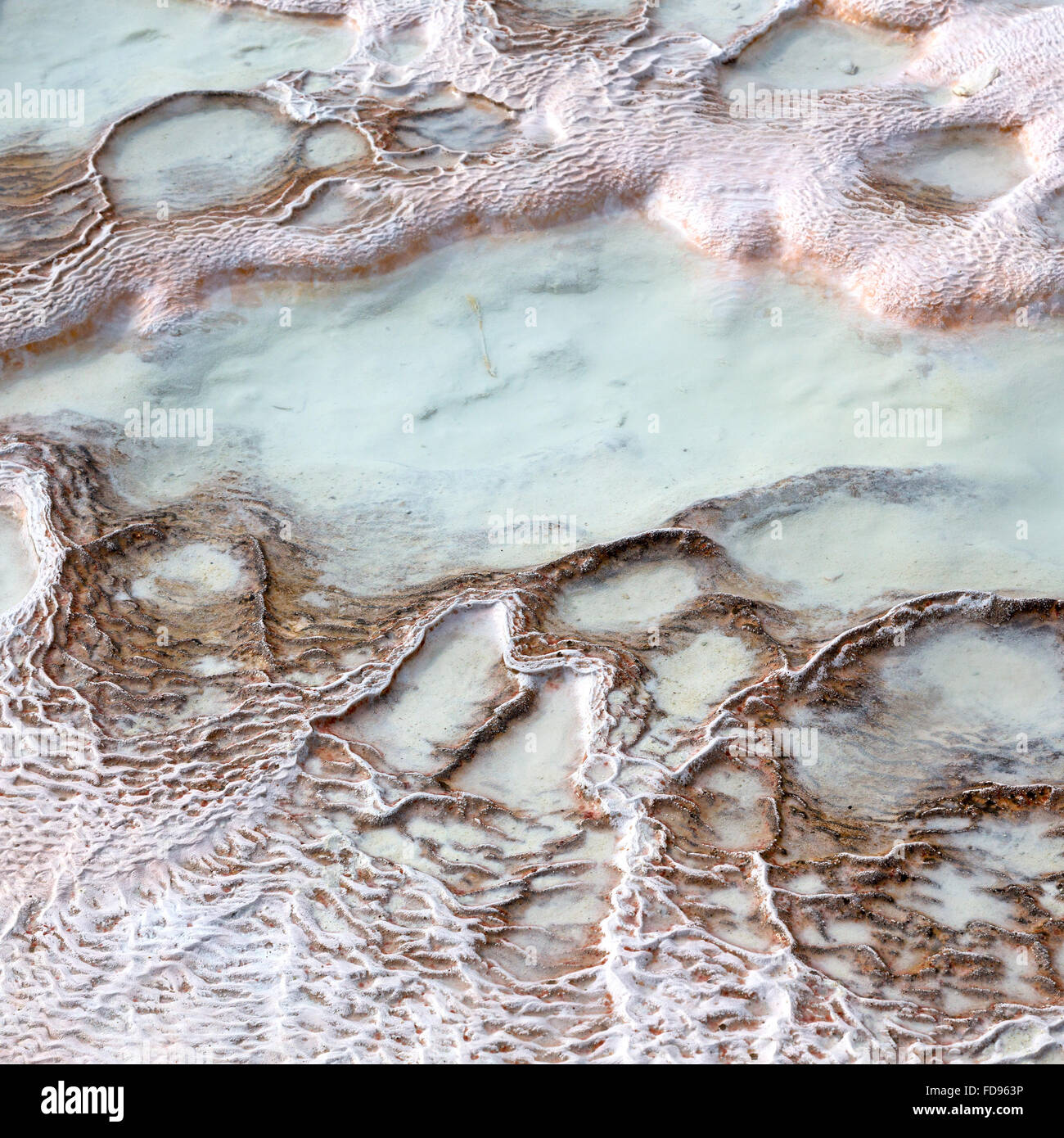 unique abstract in pamukkale turkey asia the old calcium bath and ...