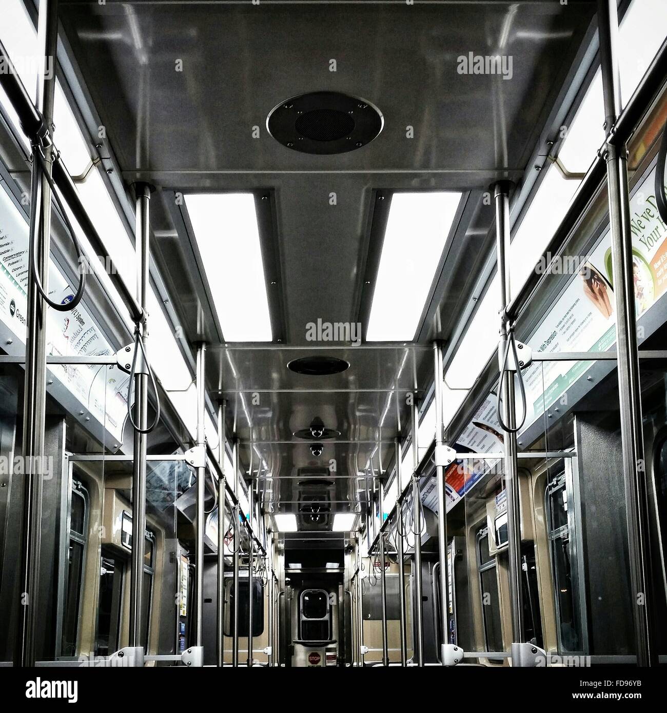 Empty car train hi-res stock photography and images - Alamy