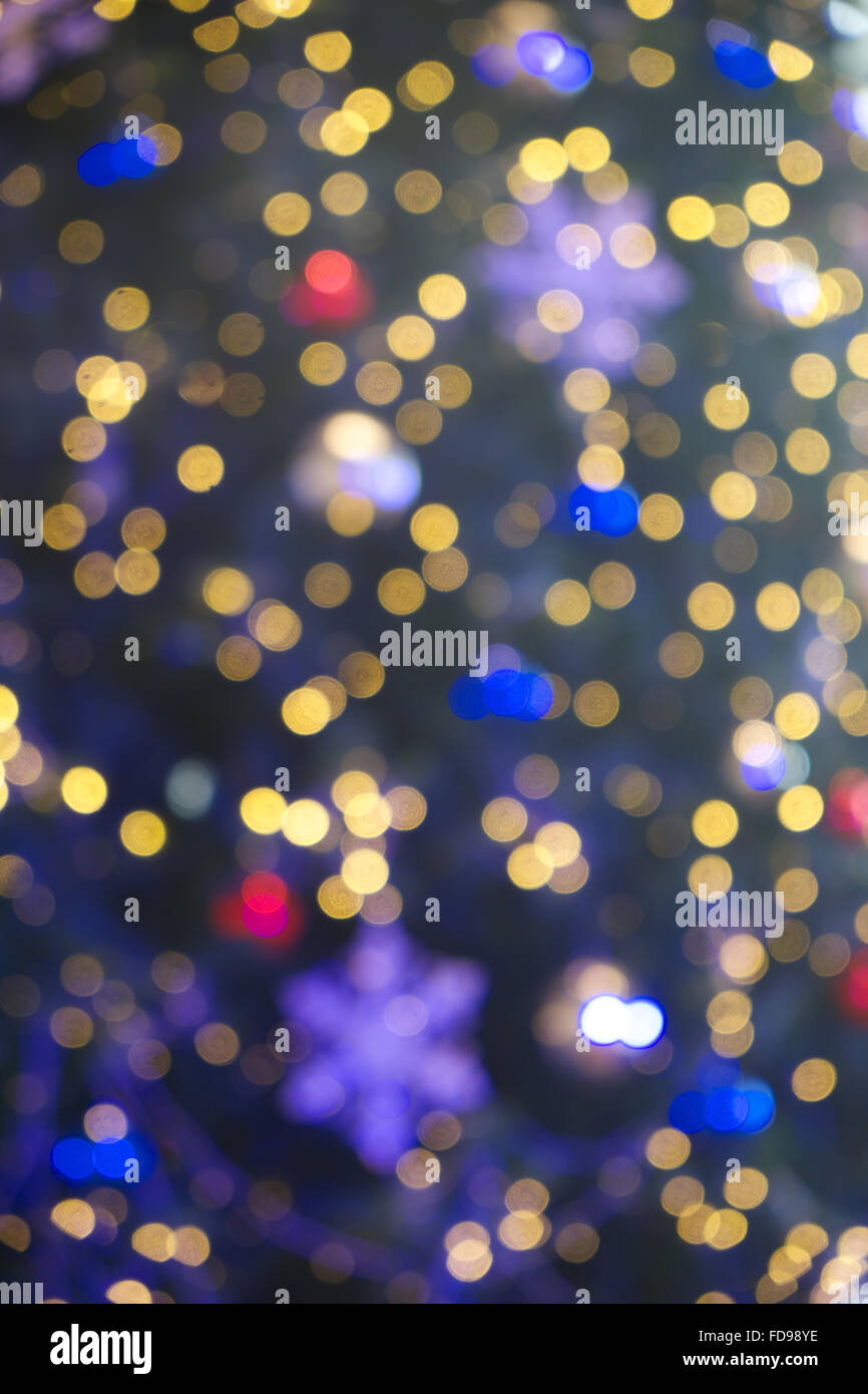 Christmas blurred light hi-res stock photography and images - Alamy