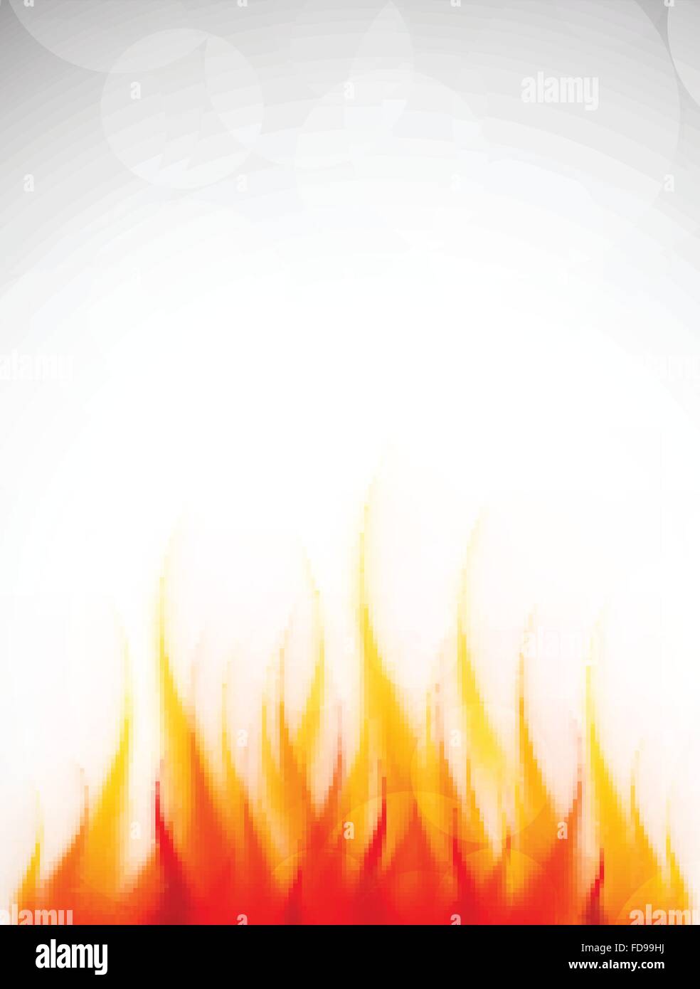 Poster with fire Stock Vector Image & Art - Alamy