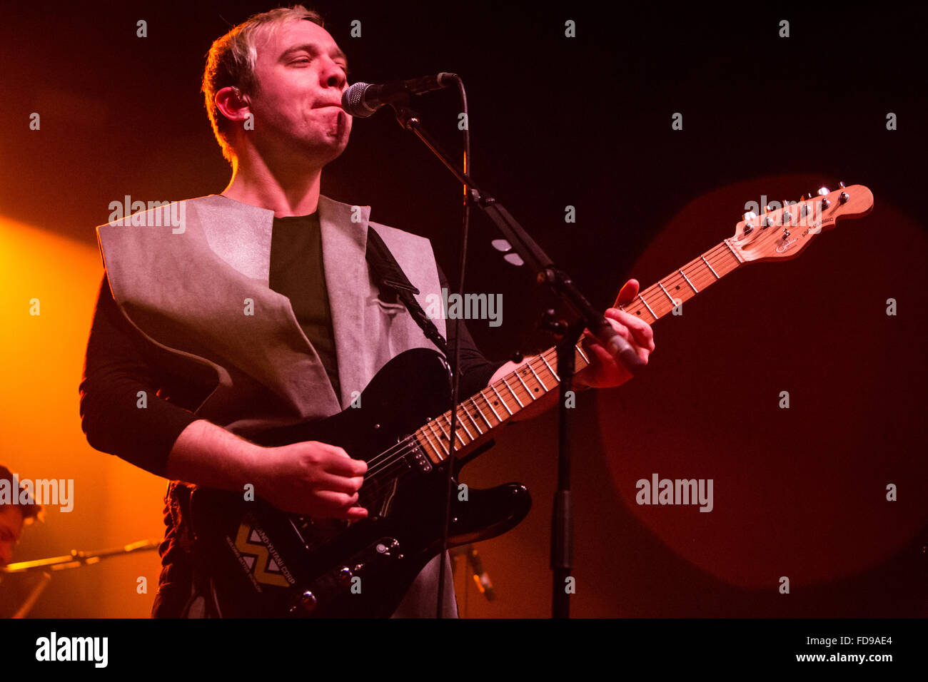 Milan Italy. 28th January 2016. The English indie rock band EVERYTHING ...