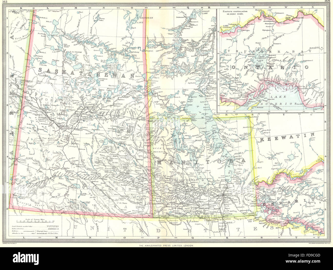 CANADA: Central including Manitoba & Saskatchewan; Eastern Ontario ...
