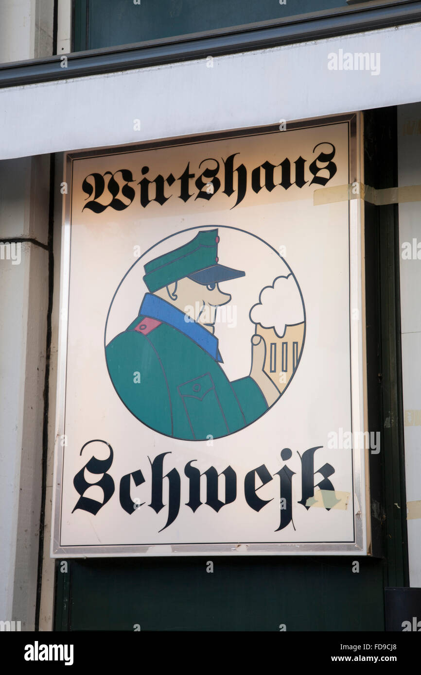 Schwejk Brauhaus - Beer House, Cologne, Germany Stock Photo - Alamy