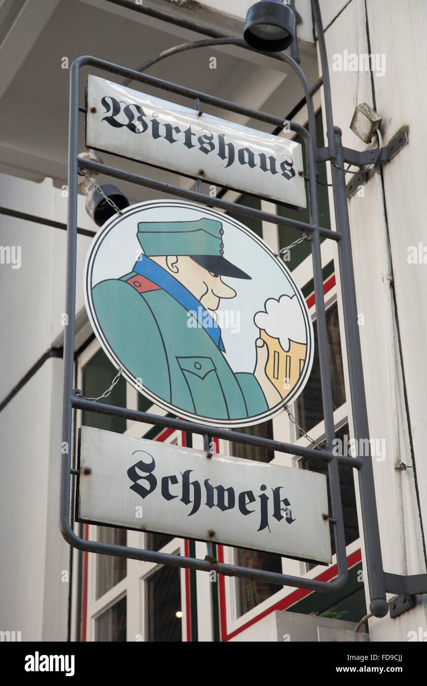 Schwejk Brauhaus - Beer House, Cologne, Germany Stock Photo - Alamy