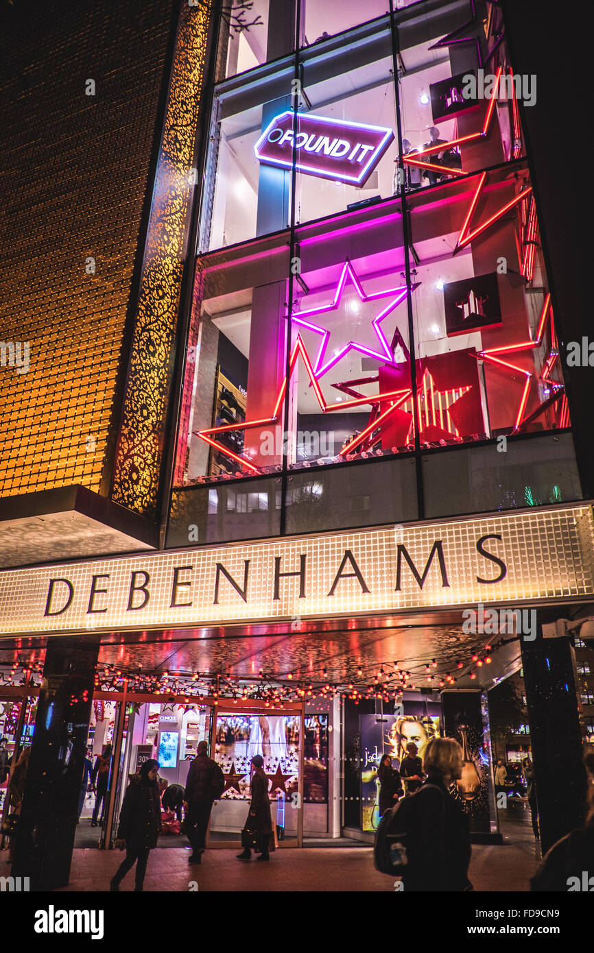 Debenhams shop front Stock Photo - Alamy