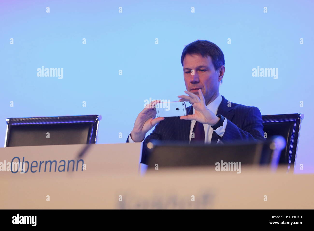 Bochum, Germany. 29th January, 2016. Rene Obermann, supervisory board ...