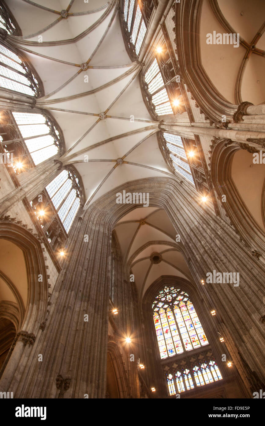 Interior of cologne cathedral hi-res stock photography and images - Alamy
