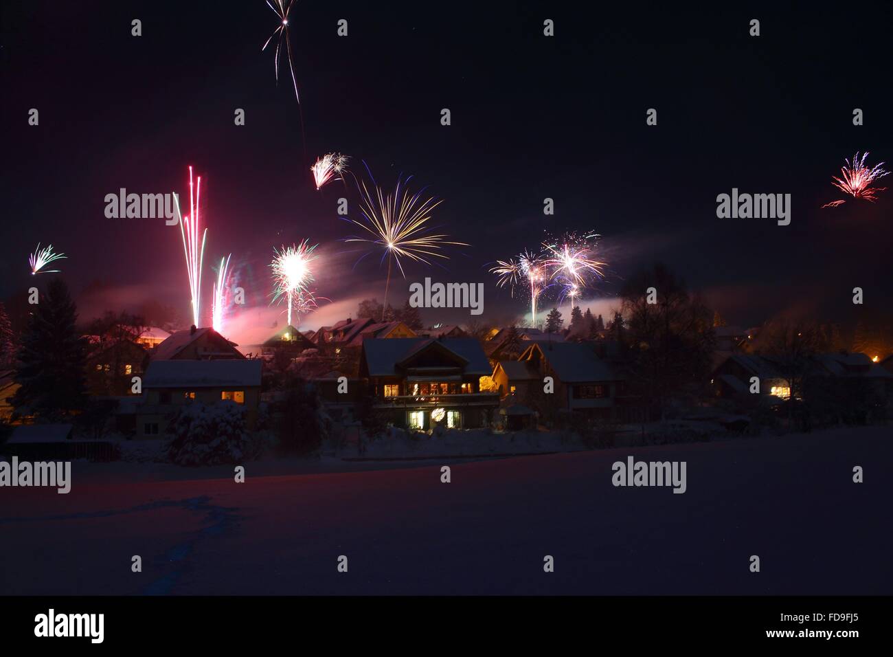 Fireworks village hi-res stock photography and images - Alamy