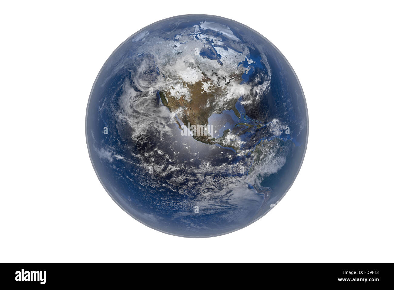 Planet Earth with Clouds and Atmosphere. Asia View. Elements of this ...